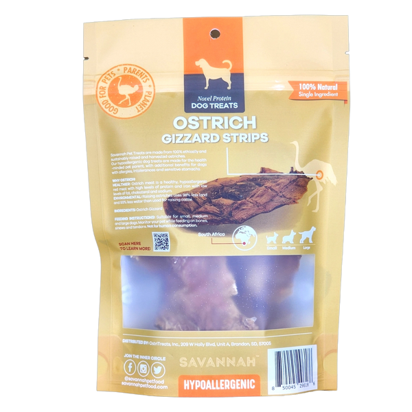 Dehydrated Ostrich Gizzard – Raw Feeding Miami