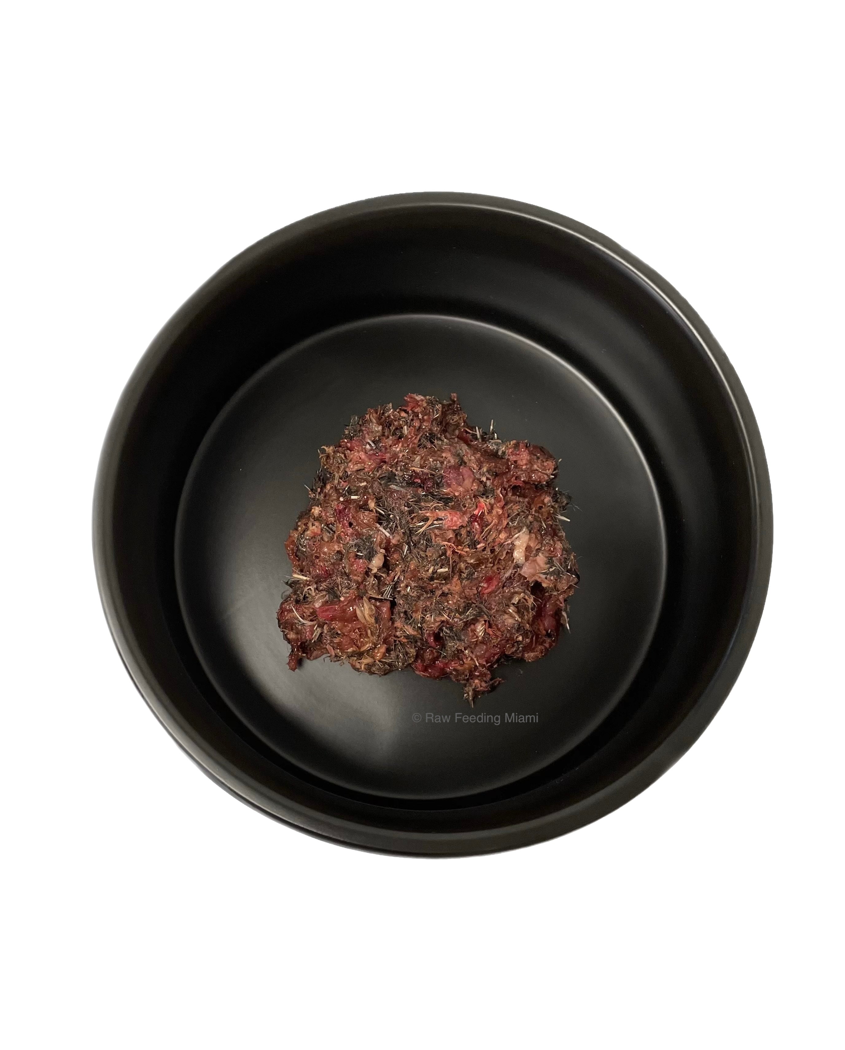 Whole Prey Quail Grind – Raw Feeding Miami