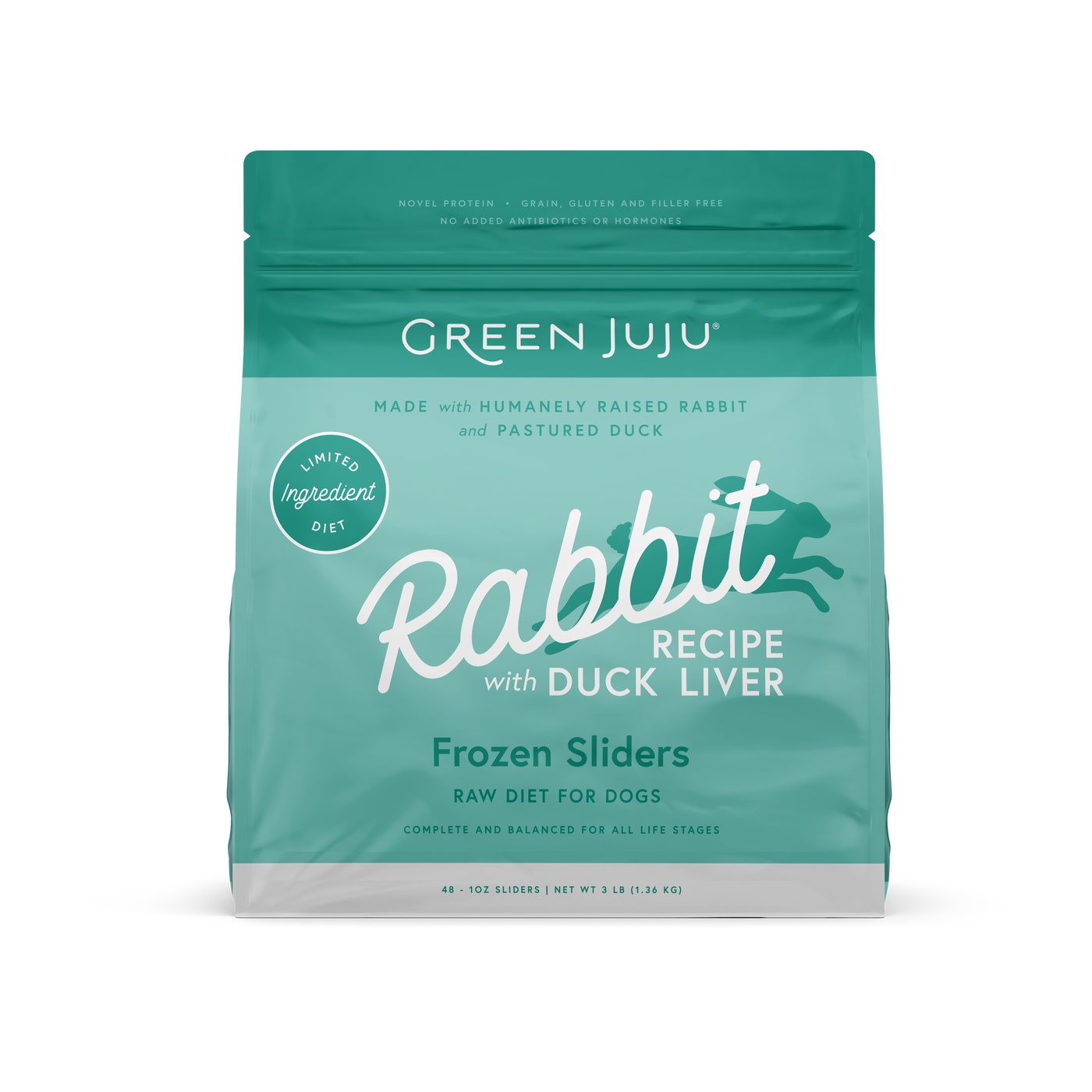 Green Juju - Raw Rabbit with Duck Liver Recipe – Raw Feeding Miami