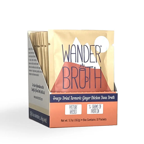Freeze Dried Pastured Turmeric Ginger Chicken Bone Broth – Raw Feeding ...