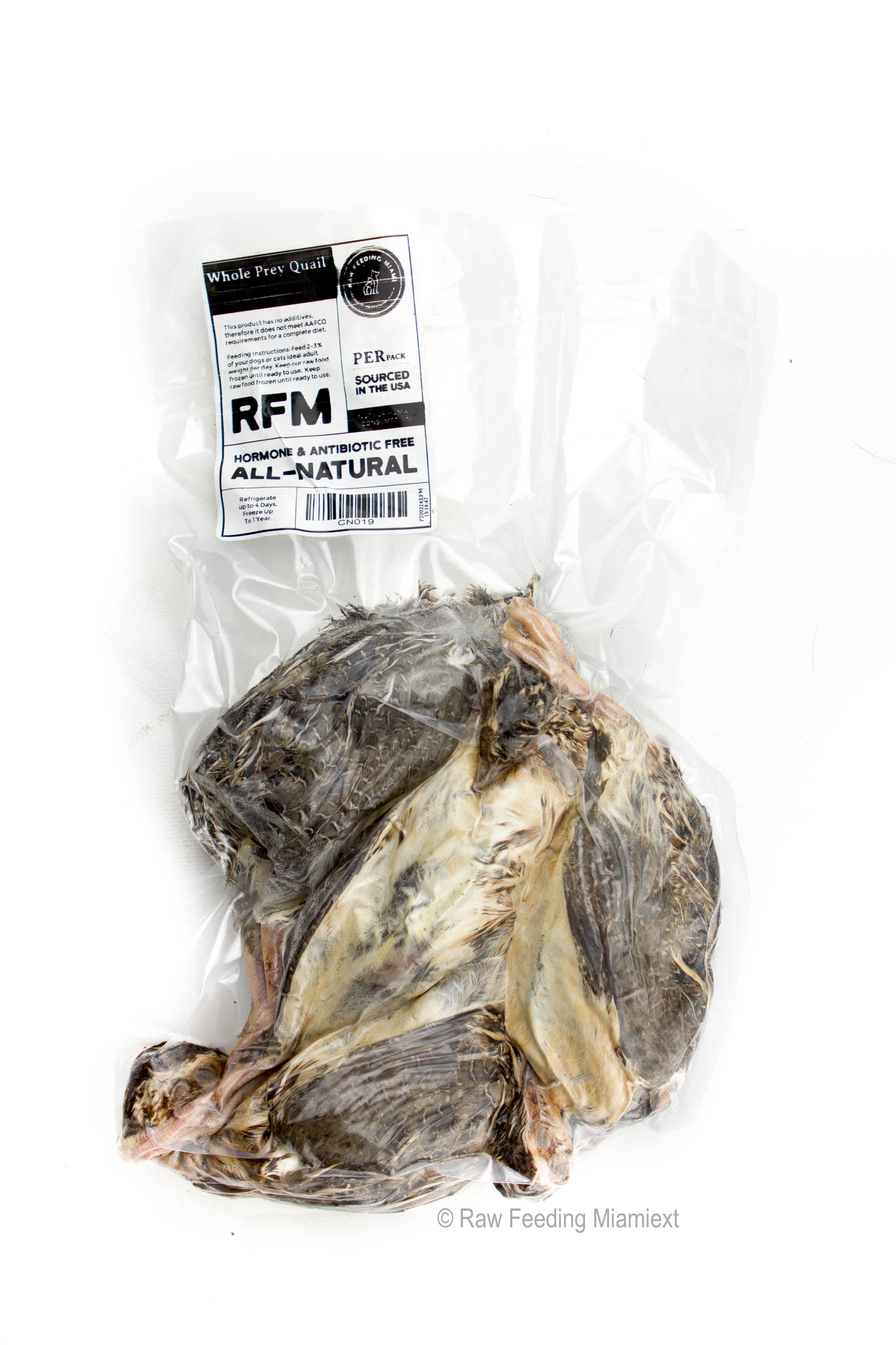 Raw Whole Quails – Raw Feeding Miami